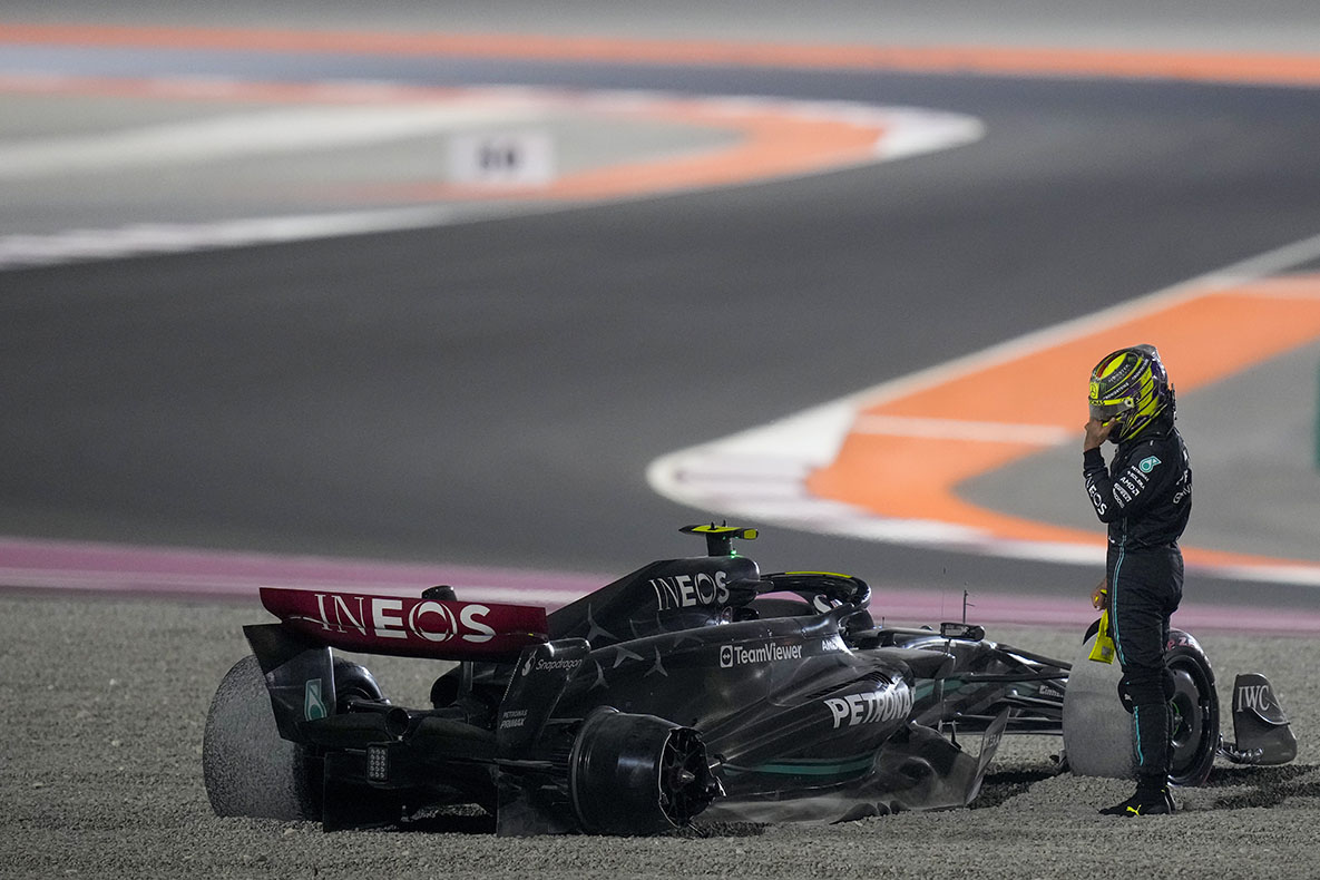 Men's Racing Hamilton faces second FIA investigation for walking across ...