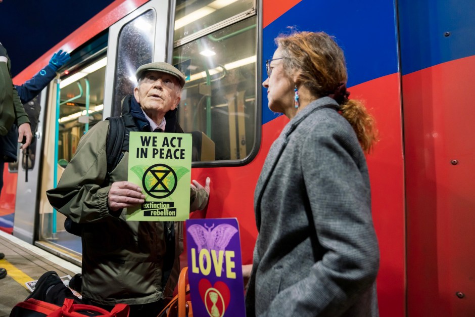 London Underground protest sparks debate over Extinction Rebellion's ...