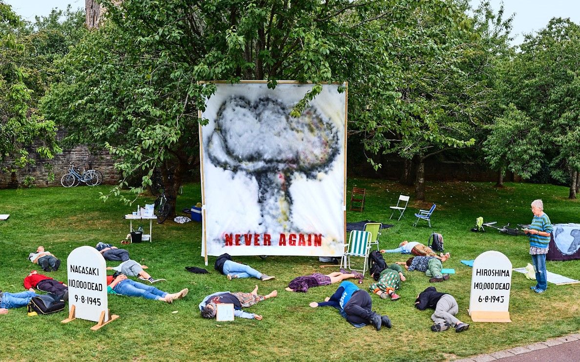 Campaigners call for nuclear disarmament on 78th anniversary of ...