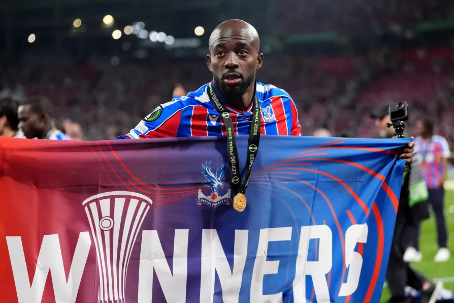Mateta leads celebrations after firing Palace to European glory ...