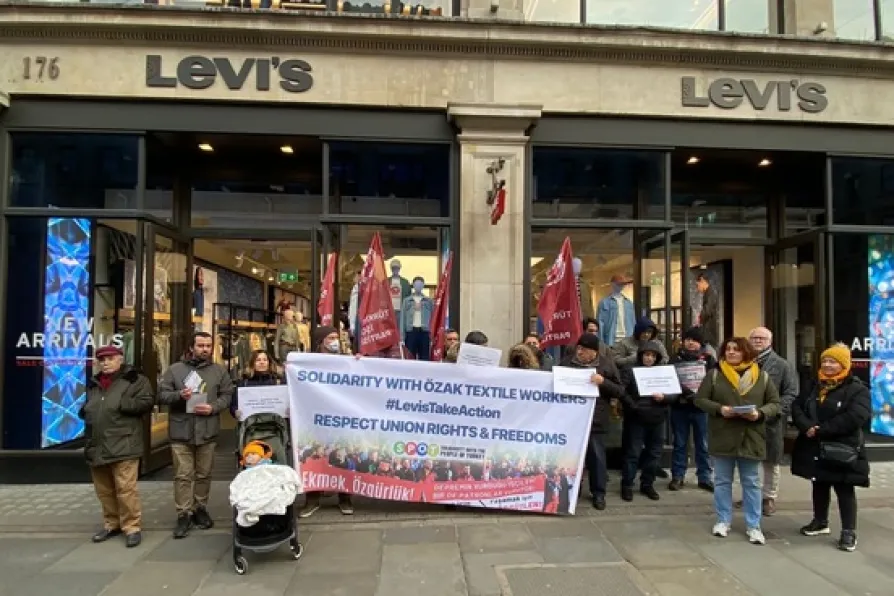 Levis faces protests over mistreatment of factory workers in Turkey ...