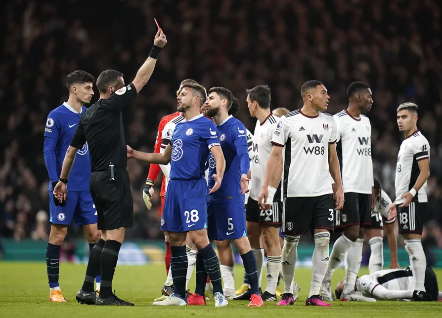 Fulham fined £27,500 over players surrounding referee during win over ...
