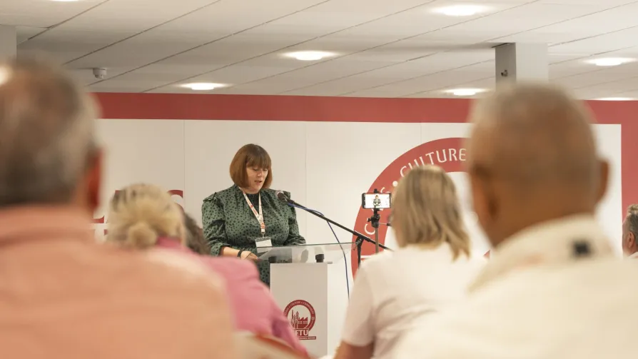 Sarah Woolley to serve again as GFTU president during transition to ...