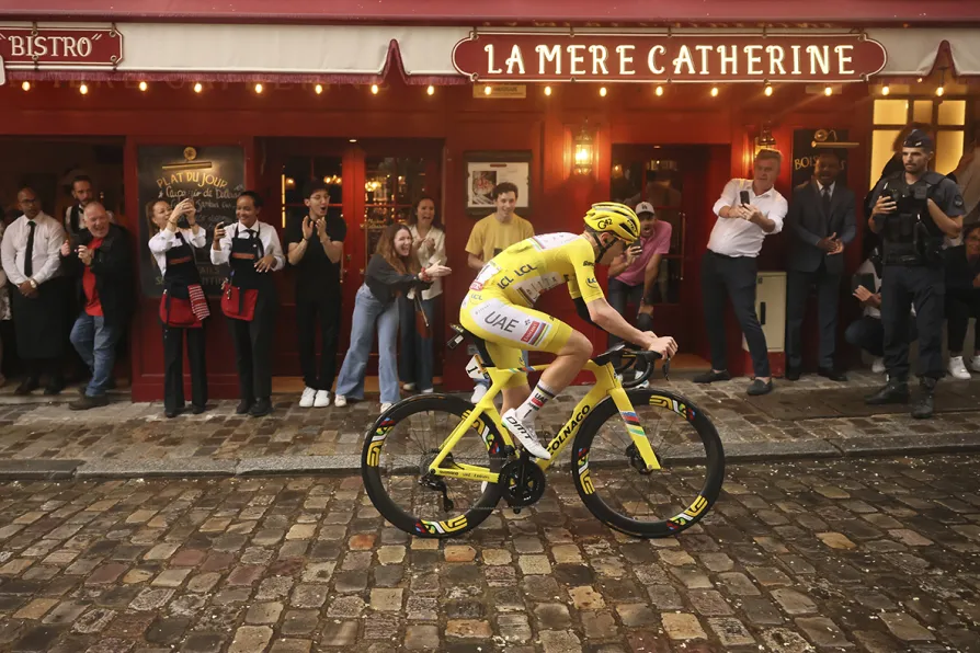 Pogacar celebrates fourth Tour de France title | Morning Star