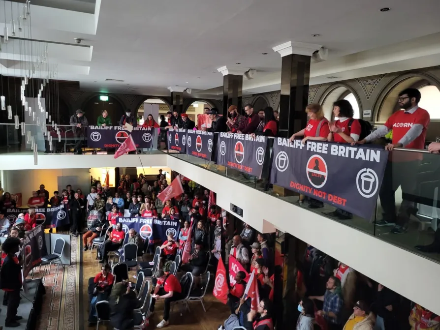 Acorn takes over conference hosting bailiff firms | Morning Star