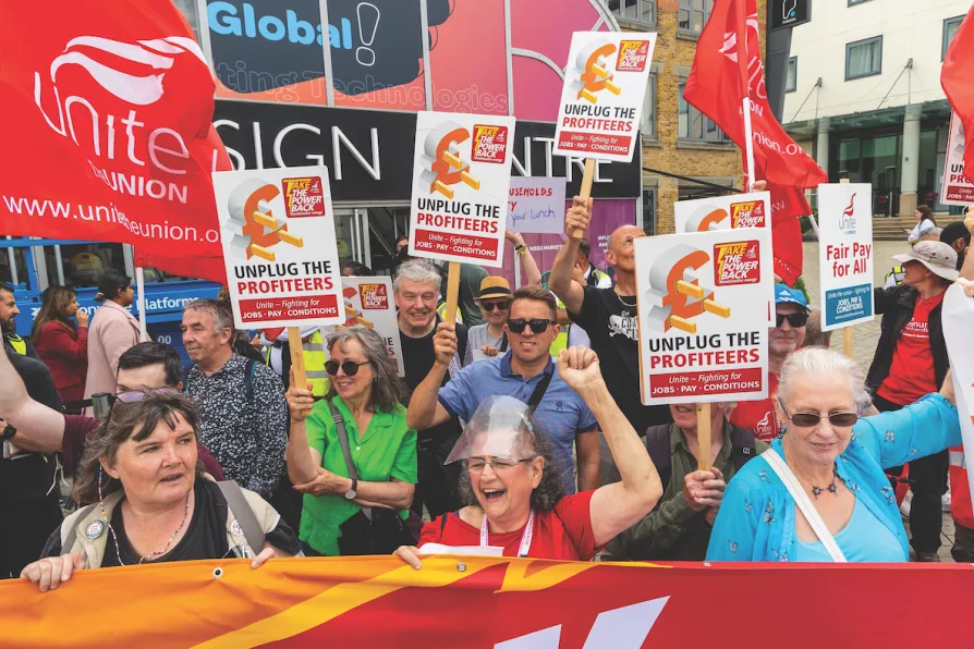 Campaigners hold ‘cost of greed’ protest outside corporate energy ...