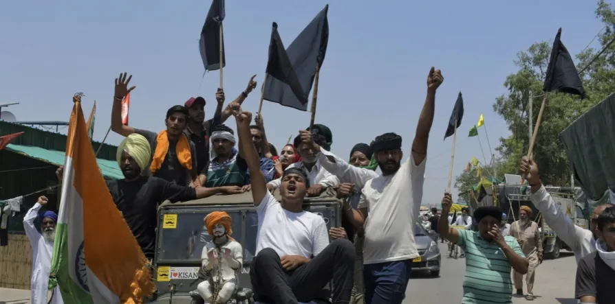 Indian farmers start 72-hour sit-ins in protest at government's broken ...
