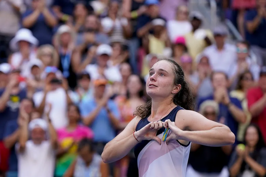 Ukraine’s Snigur stuns seventh seed Halep in US Open first round ...