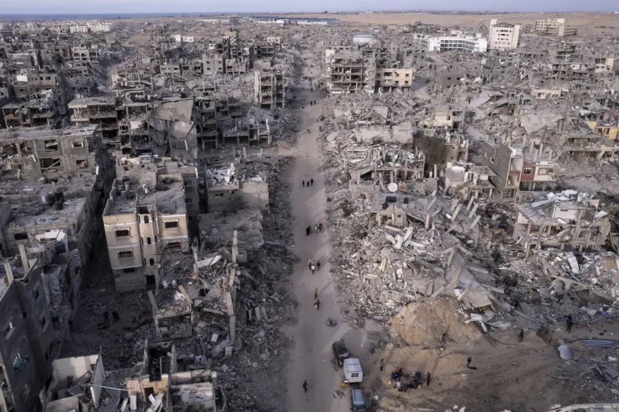Palestinians in Gaza confront apocalyptic landscape after a ceasefire ...