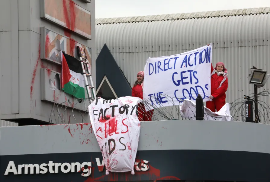 Palestine Action target Israeli-state owned weapons factory in ...