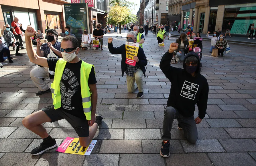‘Ban’ on protests during lockdown ‘should be treated with suspicion ...