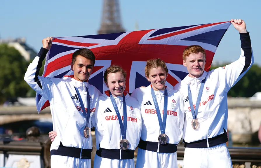 Team GB's mixed Triathlon relay downgraded to bronze after ...