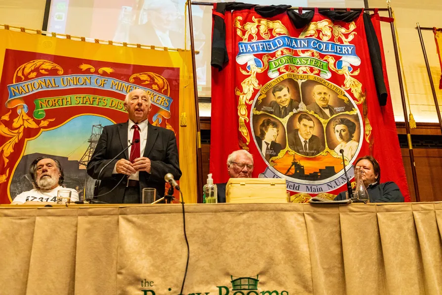 Trade unionists celebrate the 50th anniversary of the Battle of Saltley ...